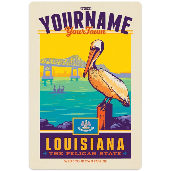 Louisiana Home Decal - Etsy