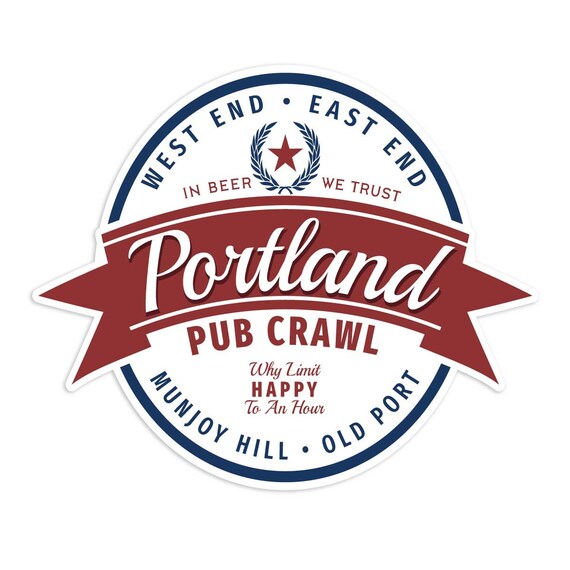 Bar Crawl Sticker