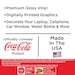 Coca-cola Vinyl Sticker, Distressed Plaque Style, Officially Licensed ...
