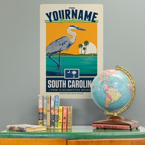 Personalized Decal South Carolina State Pride, Peel & Stick Wall ...