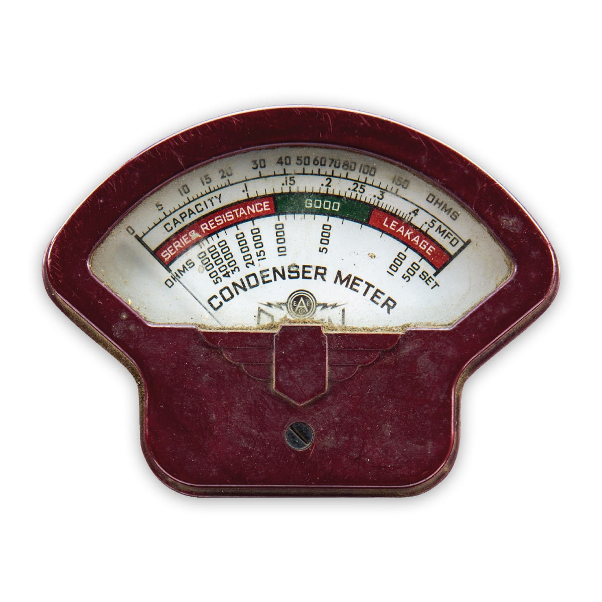 Vinyl Sticker: Condenser Meter Machine Gauge Decal - Vintage-inspired ...