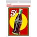 Coca-cola 5 Cents Bottle Wall Decal, Vintage Style Peel and Stick ...