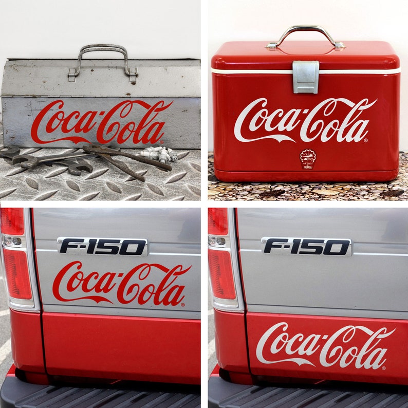 Coca-cola Script Vinyl Decal for Outdoor Use, Officially Licensed by ...