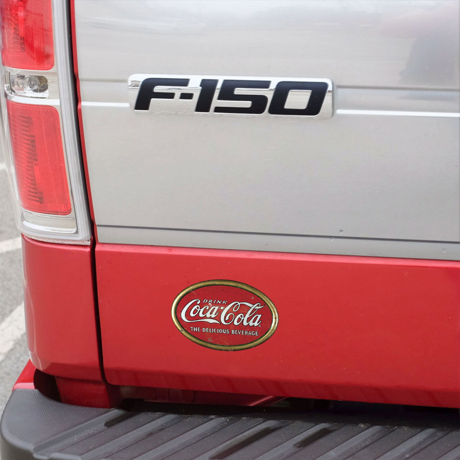 Coca-cola Vinyl Sticker, Distressed Plaque Style, Officially Licensed ...