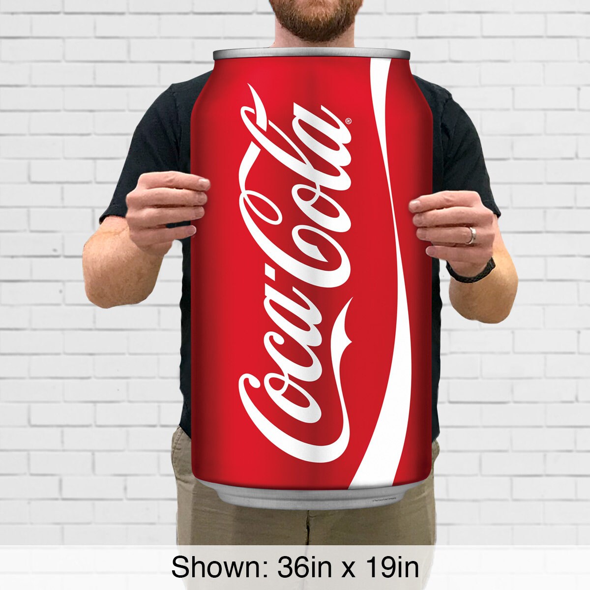 Home Décor Coke 1970s Logo Vinyl Wall Decal Coca-Cola Officially ...