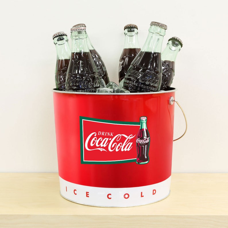 Coca-cola Vinyl Sticker, Vintage Drink Logo Decal - Etsy
