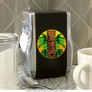 Vinyl Sticker Angry Hawaiian Tiki God, Luau Decor Decal for Beach Theme ...