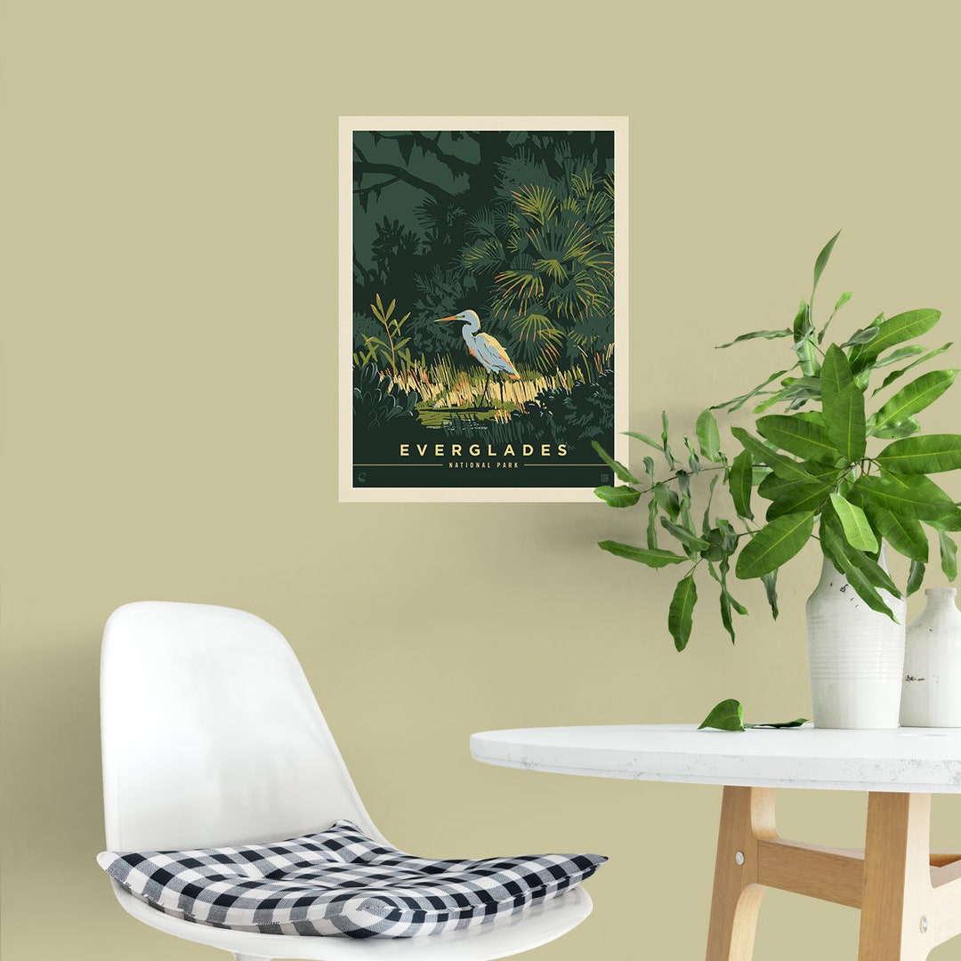 Wall Decal: Everglades National Park, Florida Wall Decor, Peel & Stick ...