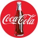 Coca-cola Red Circle Bottle Vinyl Sticker, Officially Licensed Coke ...