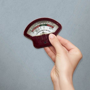 Vinyl Sticker: Condenser Meter Machine Gauge Decal - Vintage-inspired ...