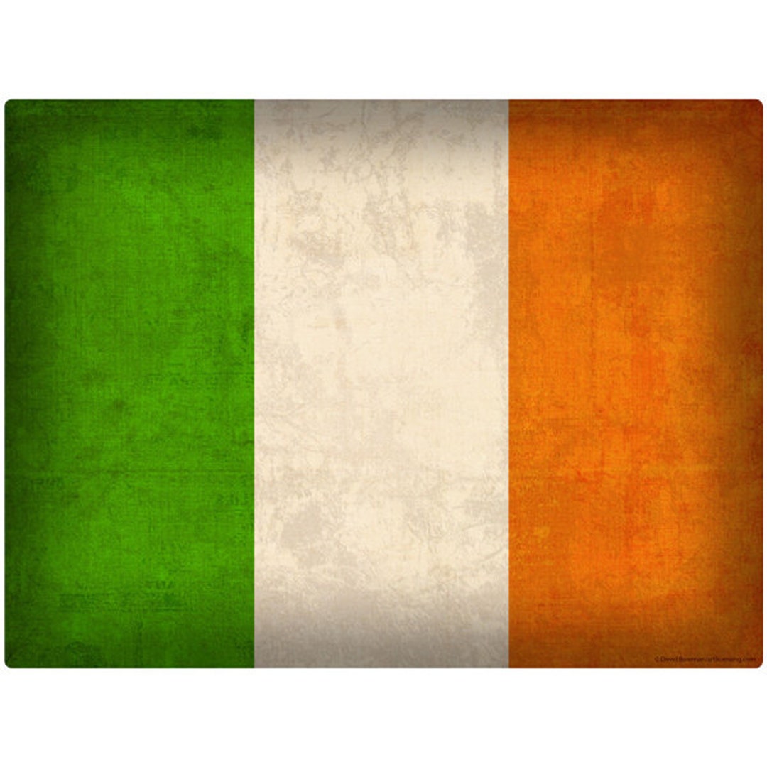 Irish National Flag Distressed Wall Decal - Etsy