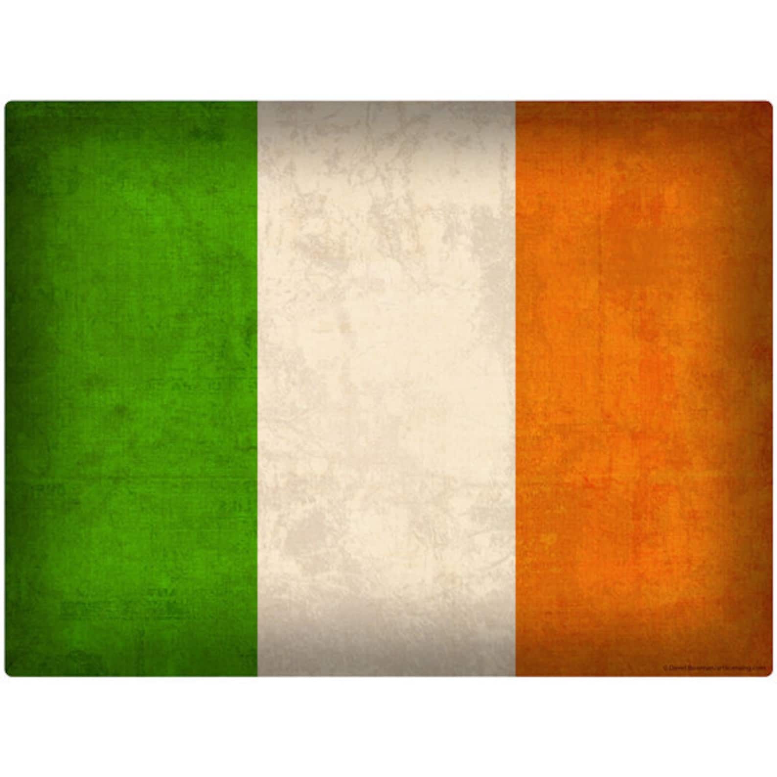 Irish National Flag Distressed Wall Decal | Etsy