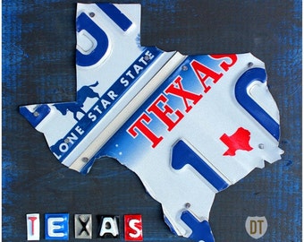 Texas De Zavala Flag License Plate TX Flag Symbol Auto Tag - Etsy
