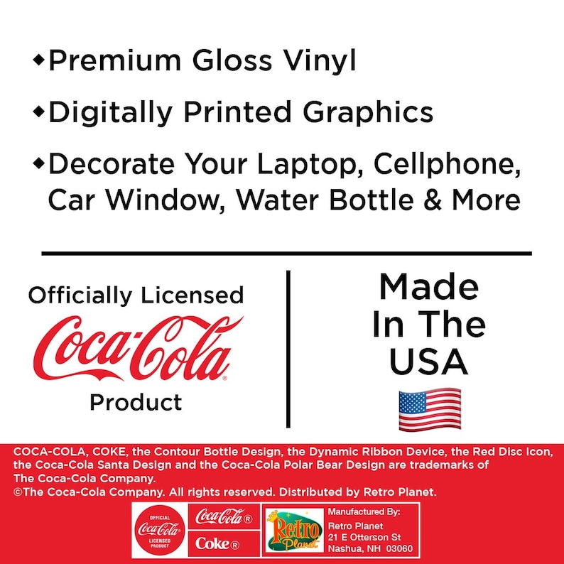Coca-cola Vinyl Sticker, Sprite Boy, Coke Bottle - Officially Licensed ...