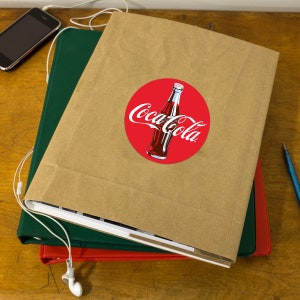 Coca-cola Red Circle Bottle Vinyl Sticker, Officially Licensed Coke ...