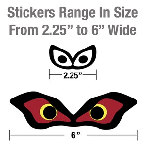 Spooky Eyes Sticker Set, Halloween Vinyl Sticker Set of 25, Craft ...