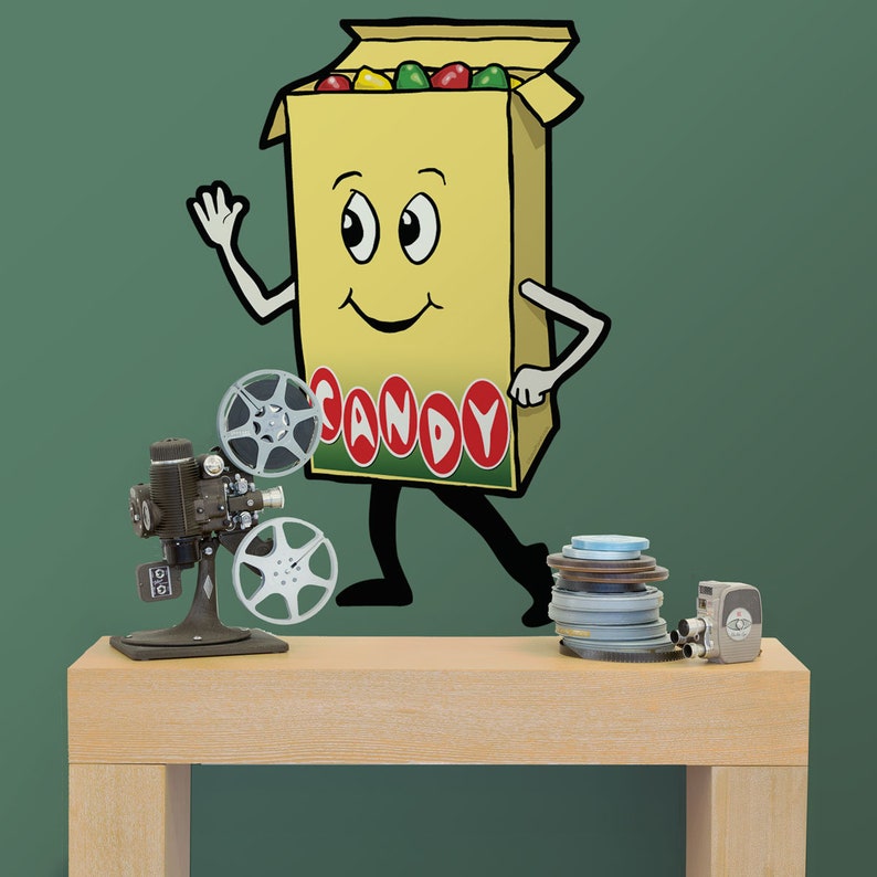 Dancing Snacks Cutout Wall Decal Set 12 to 48 Inch Tall - Etsy