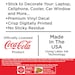 Coca-cola Script Die Cut Vinyl Sticker for Laptop - Etsy