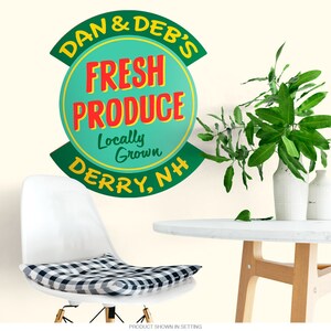 Personalized Wall Decal: Fresh Produce Locally Grown, Farm Stand ...