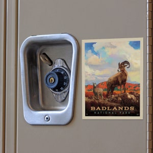 Vinyl Sticker Badlands National Park South Dakota Bighorn Sheep, US ...