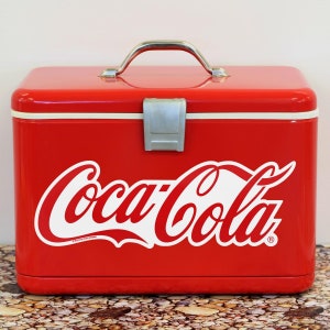 Coca-cola Script Die Cut Vinyl Sticker, for Laptop, Appliances, Bumper ...