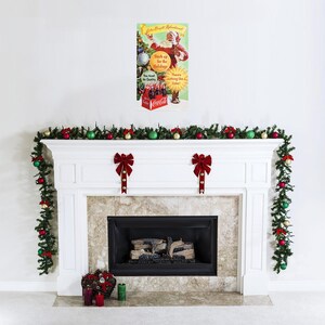 Coca-cola Wall Decal: Santa Extra Bright Refreshment Wall - Etsy