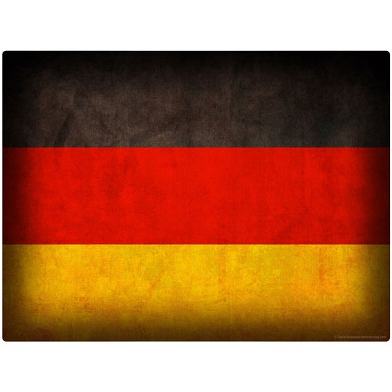 German National Flag Distressed Wall Decal - Etsy