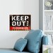 Personalized Decal Keep Out Warning Wall Decal for Garage - Etsy