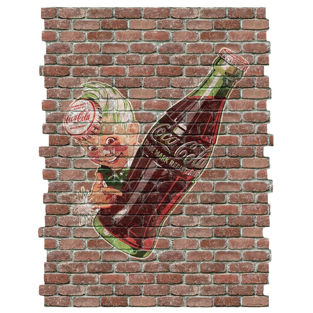 Coca-cola Sprite Boy Faux Brick Peel & Stick Wall Decal Officially ...
