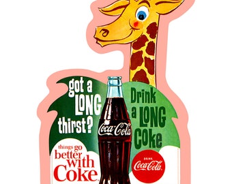Coca Cola Giraffe - Etsy