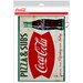 Coca-cola Decal Pizzas & Subs Fishtail Distressedvinyl Decalpeel and ...