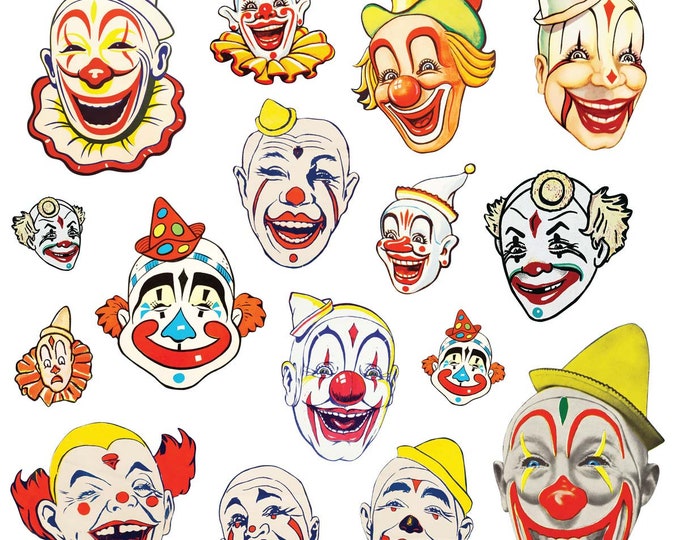 Holographic Clowns Sticker Pack! - Etsy