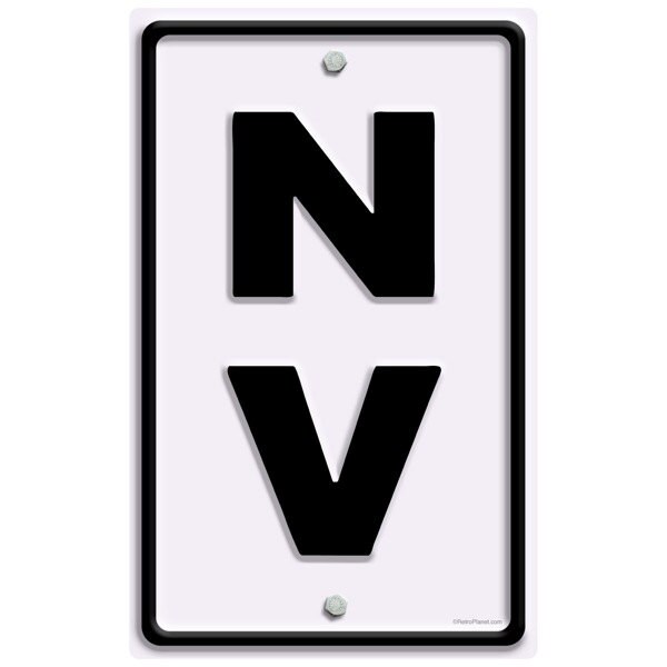 Nevada NV State Abbreviation Wall Decal - Etsy