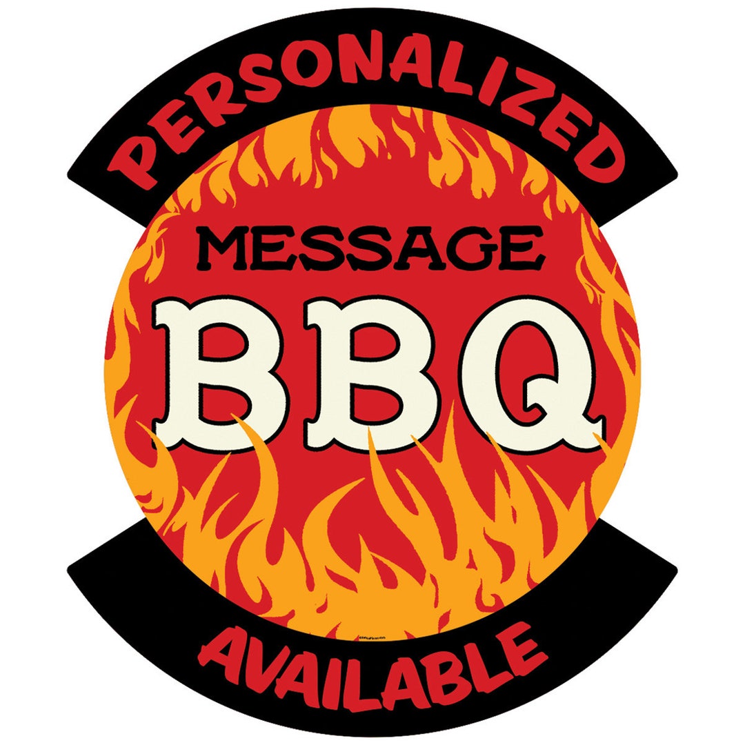 Personalized Wall Decal BBQ Restaurant, Barbecue, Business, Patio Decor ...