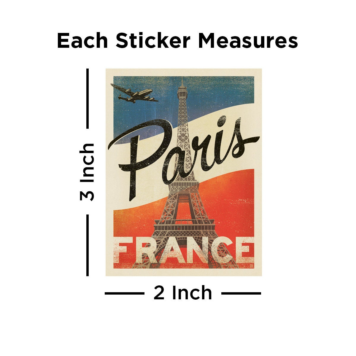 Great World Cities Vinyl Sticker Set of 36 Pieces Global - Etsy