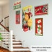 Coca-cola Wall Decal: Santa Extra Bright Refreshment Wall - Etsy