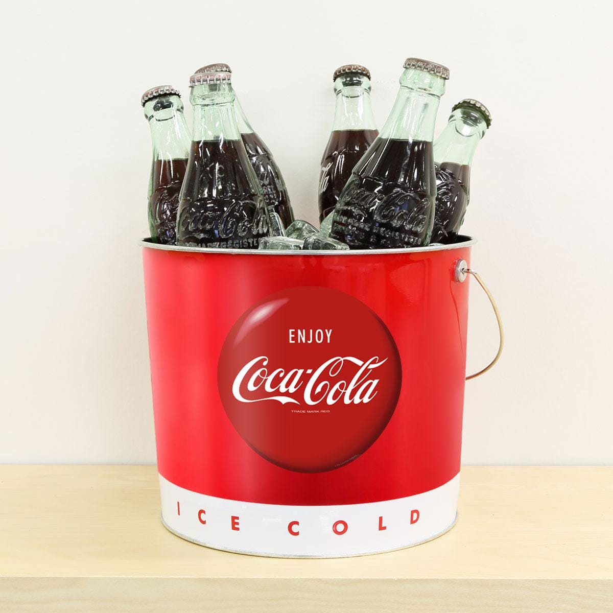 Coca-cola Vinyl Sticker, Enjoy Coca-cola Button Red Disc Bottle, Die ...