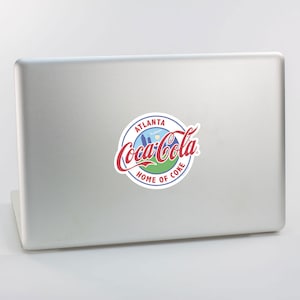 Coca-cola Vinyl Sticker, Atlanta GA Home of Coke, Officially Licensed ...