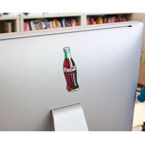 Coca-cola Green Contour Bottle Vinyl Stickers, Set of 2, Officially ...