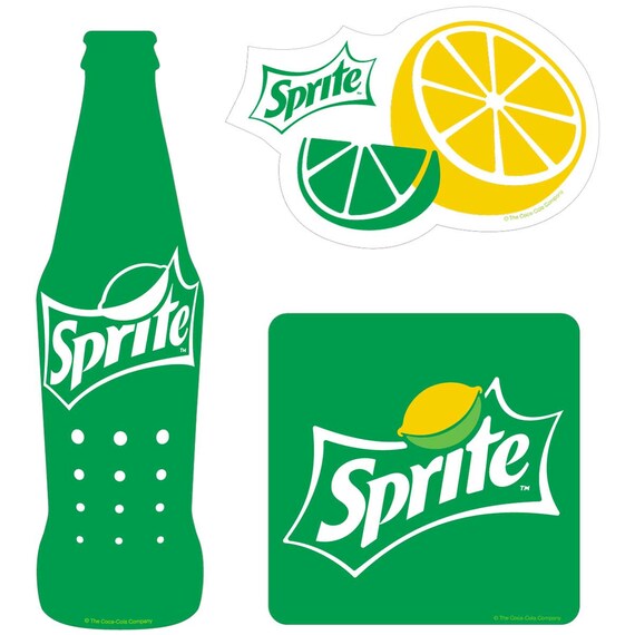 Sprite Contemporary Style Vinyl Sticker Set of 3 | Etsy
