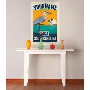 Personalized Decal South Carolina State Pride, Peel & Stick Wall ...