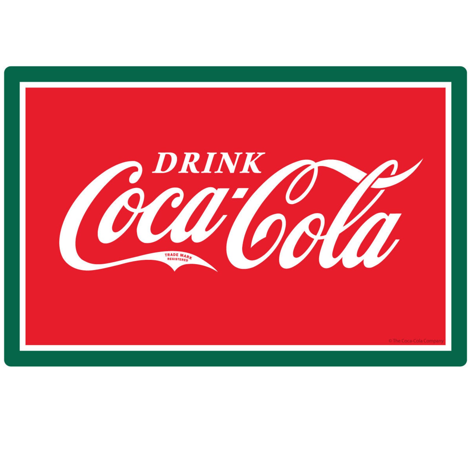 Coca-cola Drink Logo Vinyl Sticker - Etsy