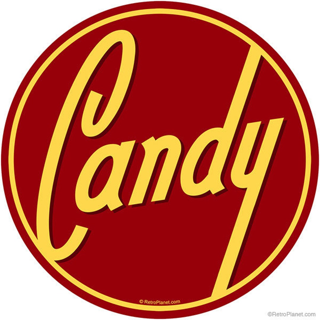 Wall Decal, Candy Maroon Wall Graphic, for Kitchen, Game Room, Home ...