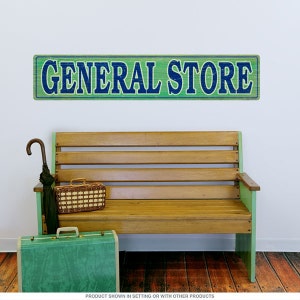 General Store Signboard Rustic Wall Decal - Etsy