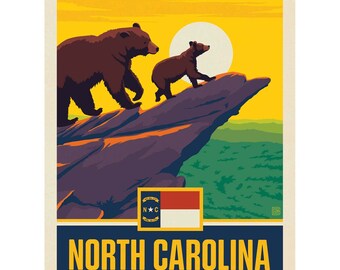 Tar Heel Decal - Etsy