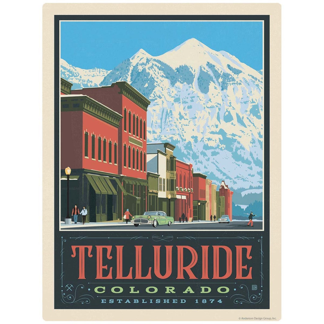Bumper Sticker: Telluride Colorado Vinyl Sticker–laptop Decal–car ...