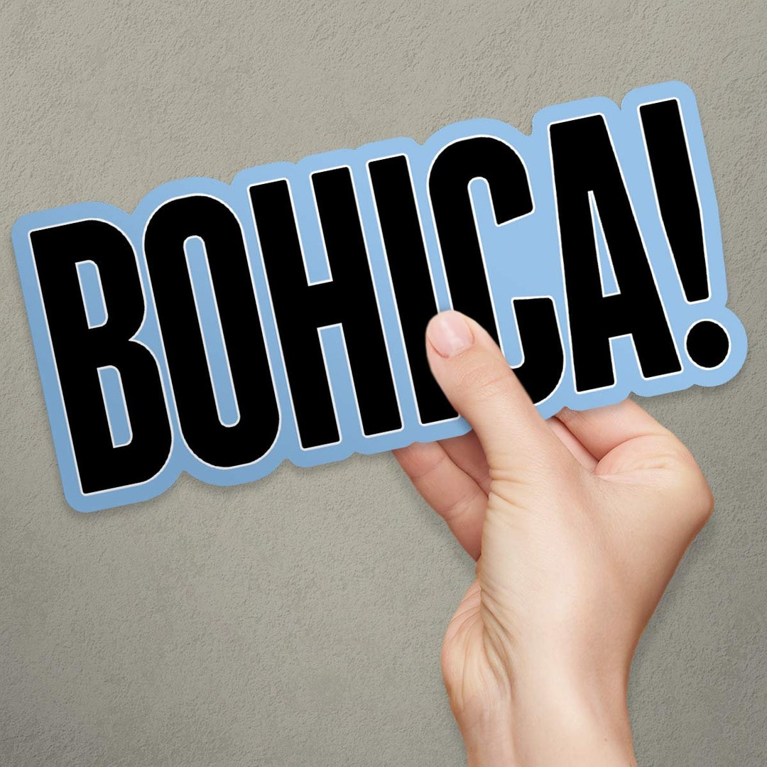 Vinyl Bumper Sticker BOHICA Large, Laptop Decal, Car Window Decal ...