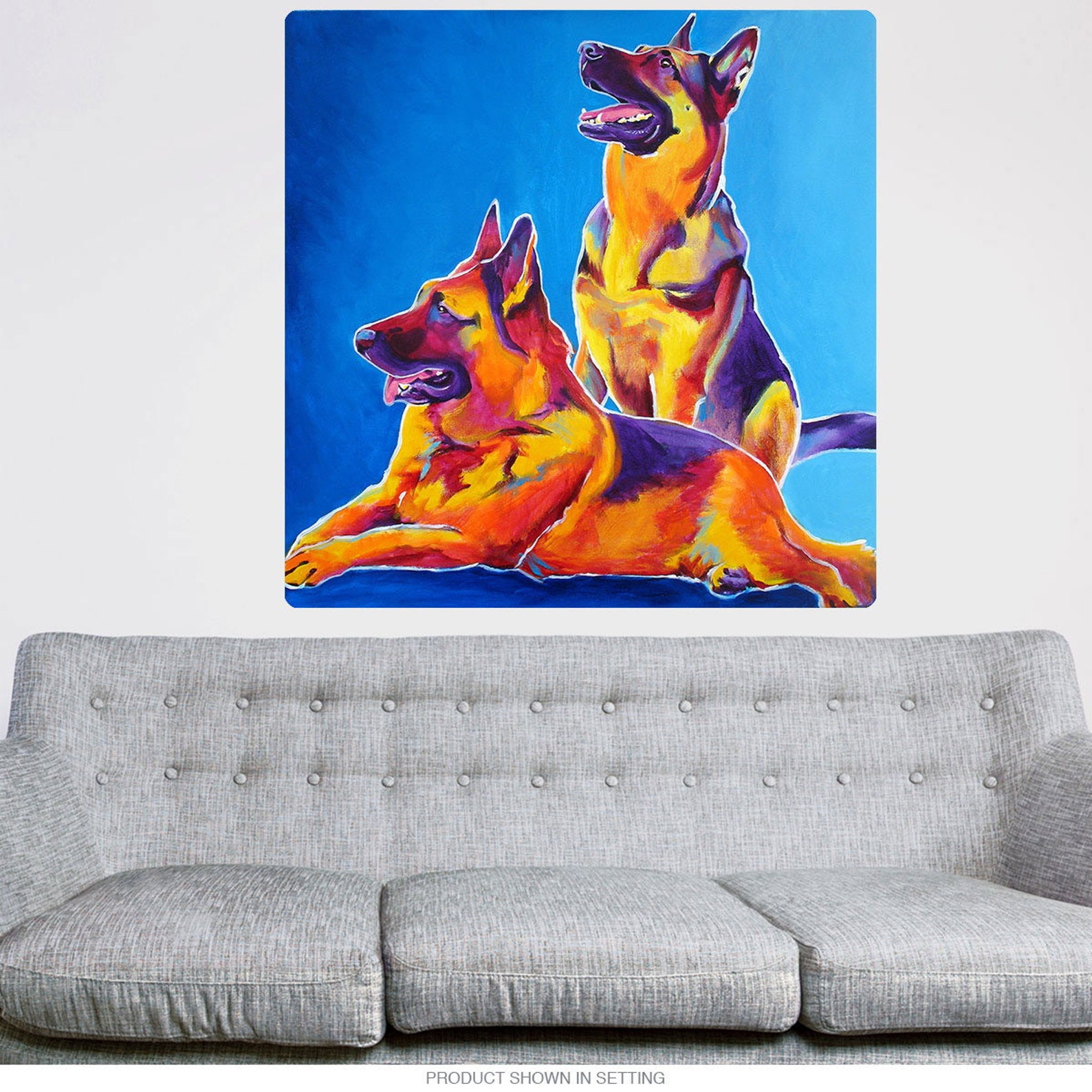 Erin Eiko German Shepherd Dogs Wall Decal - Etsy