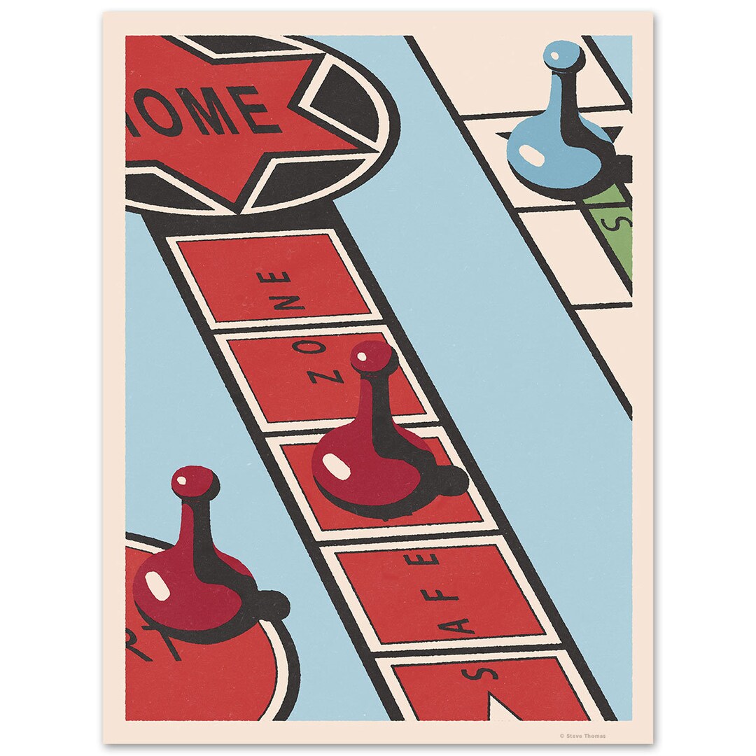 Home Board Game & Pieces Vinyl Sticker, Luggage, Notebook, Ipad, Bag ...