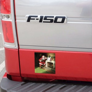 Vinyl Sticker: Coca-cola Message for Santa, Sundblom Santa, Christmas ...